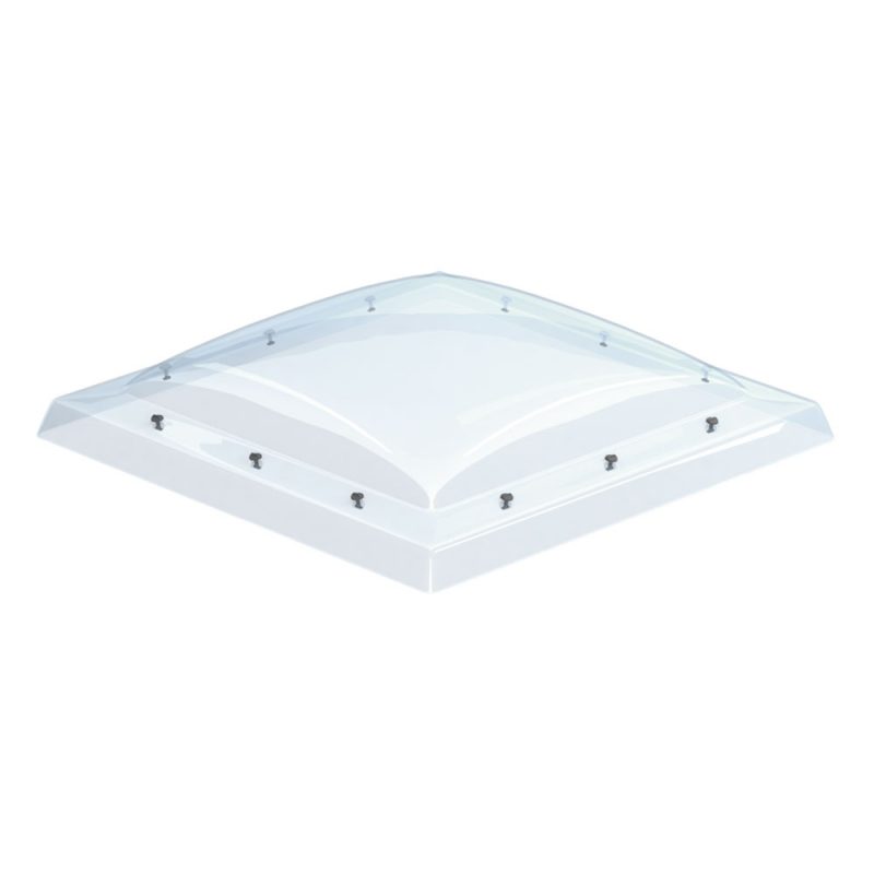 Fixed Flat Roof with Dome - Roof Window Supplies